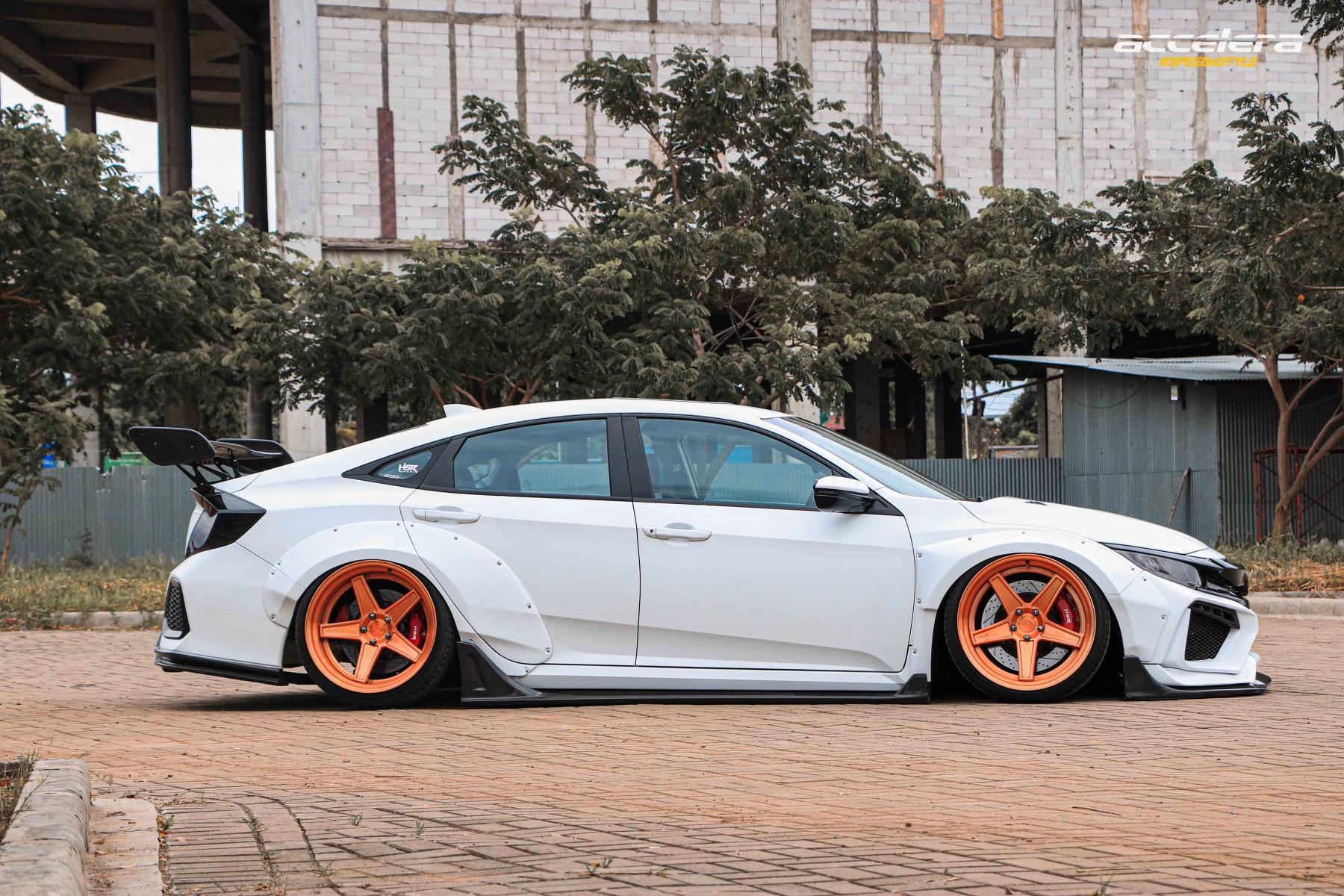 Superwide Honda Civic On Indonesian Super Brand | Eptyres